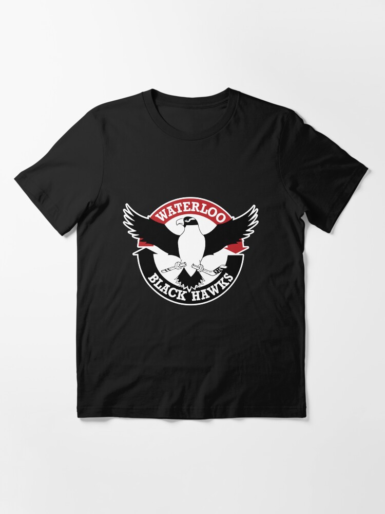 "Waterloo Black Hawks" T-shirt for Sale by babaihstore | Redbubble ...