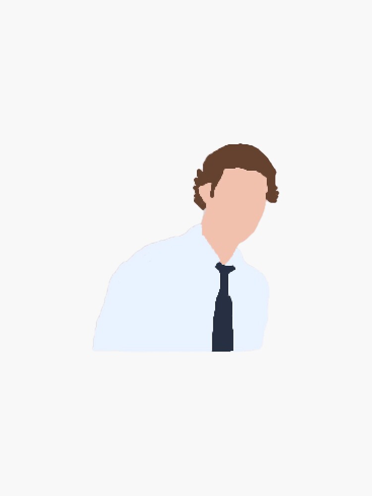 "Jim Halpert" Sticker by StickersBySEA | Redbubble