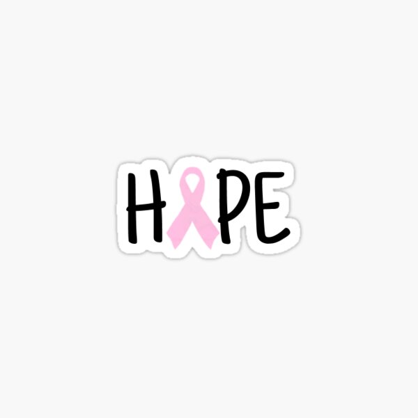 "Hope cancer awareness" Sticker for Sale by StickersBySEA | Redbubble