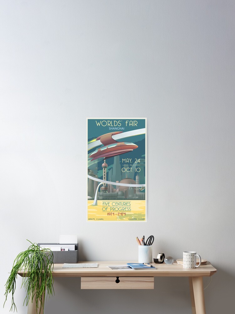 "Futuristic Earth Travel Poster" Poster for Sale by stevethomasart ...