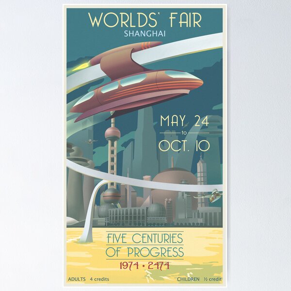 "Futuristic Earth Travel Poster" Poster for Sale by stevethomasart ...