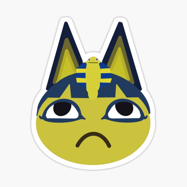 "Ankha" Sticker for Sale by mjmjaney | Redbubble