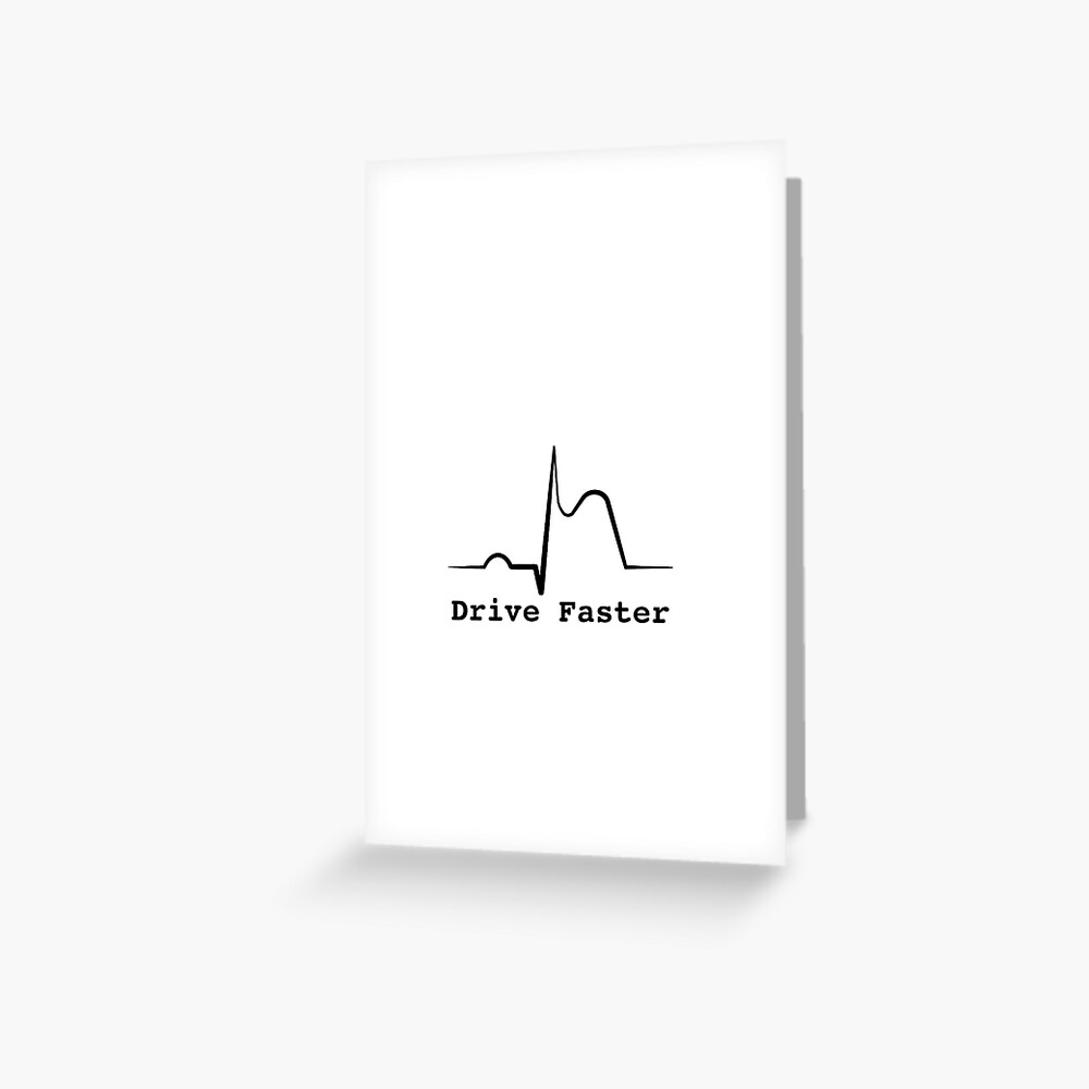 "STEMI Drive Faster " Sticker for Sale by barbellbatt | Redbubble