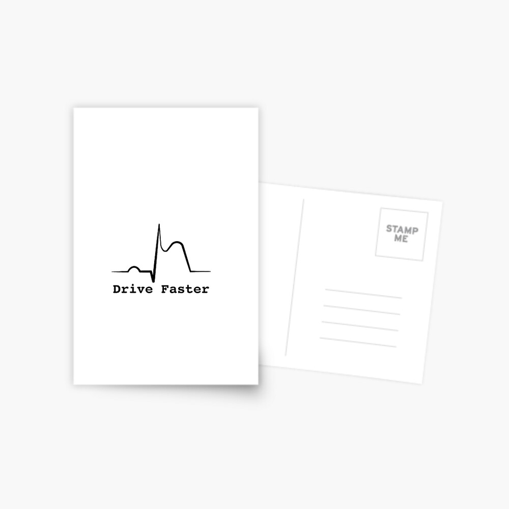 "STEMI Drive Faster " Sticker for Sale by barbellbatt | Redbubble