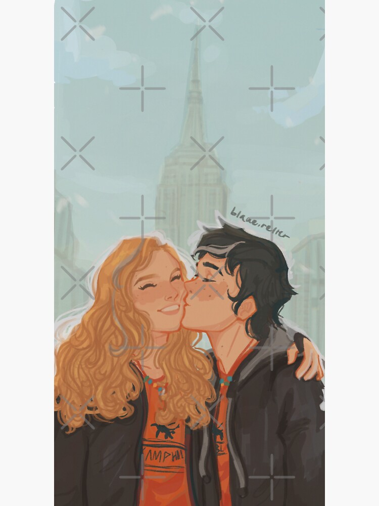 "Percy and Annabeth" Sticker for Sale by kingwise | Redbubble