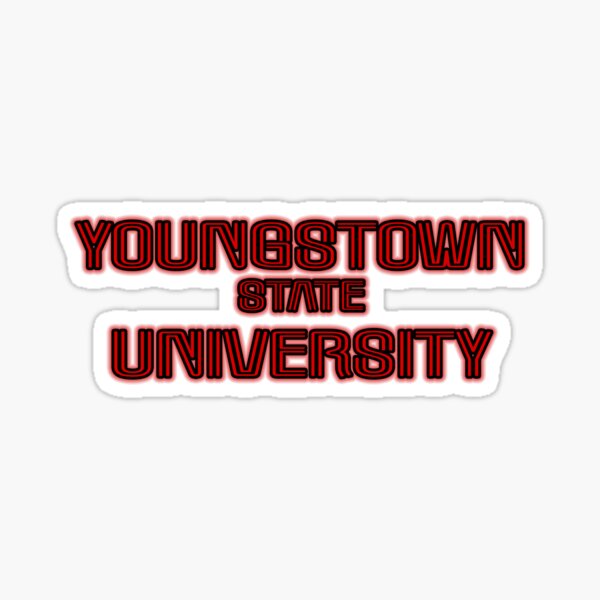 "YSU Neon" Sticker for Sale by trentonpls | Redbubble