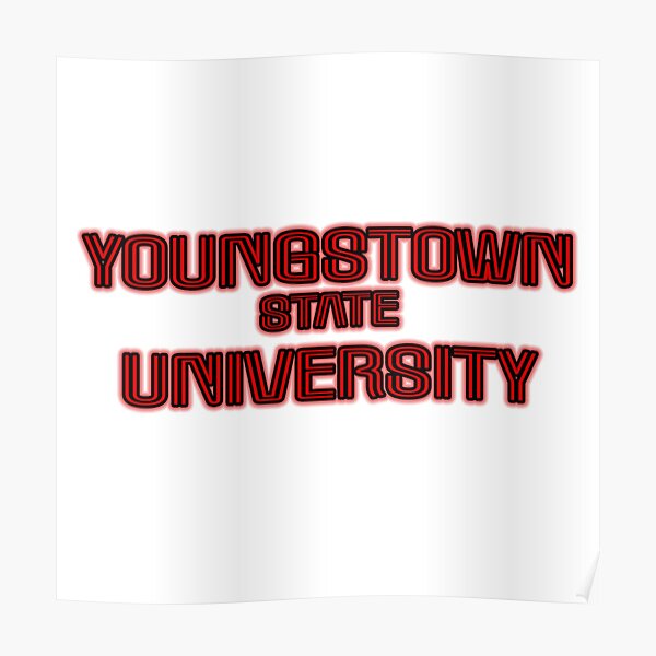 "YSU Neon" Poster for Sale by trentonpls | Redbubble