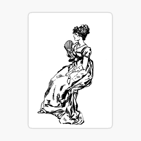 "Elizabeth Bennet" Sticker for Sale by Nur-au | Redbubble