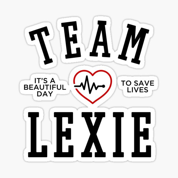 "TEAM LEXIE" Sticker for Sale by localfandoms | Redbubble