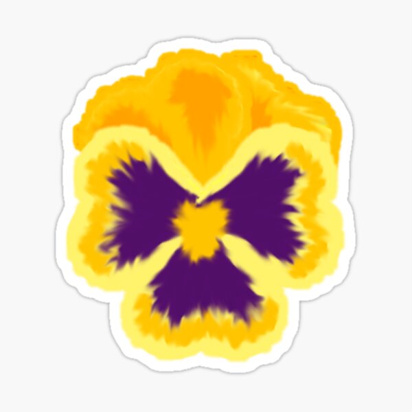 "Pansy" Sticker by vsobaka05 | Redbubble