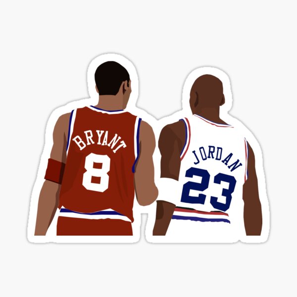 "KB MJ" Sticker by nbagradas | Redbubble