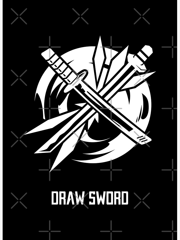 "SL - Draw Sword Guild" Poster for Sale by Tik-Asse | Redbubble