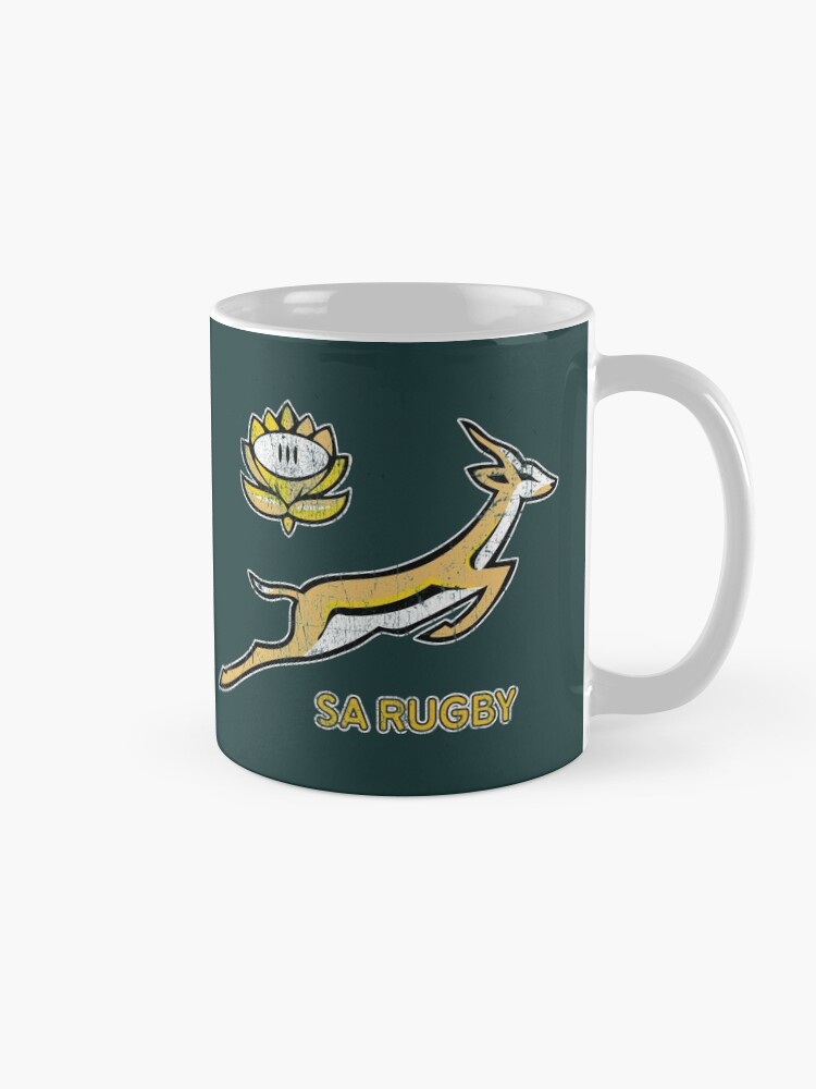 "SA Rugby - Vintage Springbok logo" Coffee Mug for Sale by Simply Saffa ...
