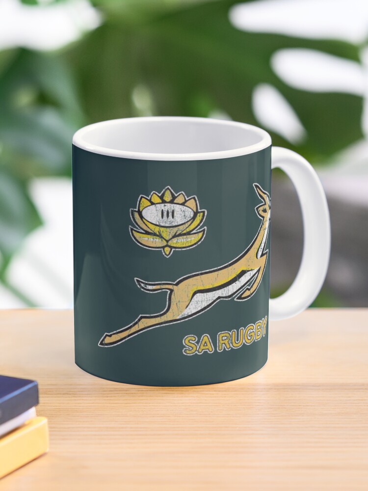 "SA Rugby - Vintage Springbok logo" Coffee Mug for Sale by Simply Saffa ...