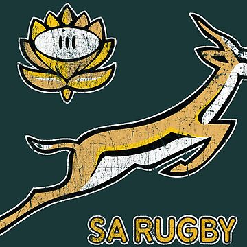 "SA Rugby - Vintage Springbok logo" Classic T-Shirt for Sale by Simply ...