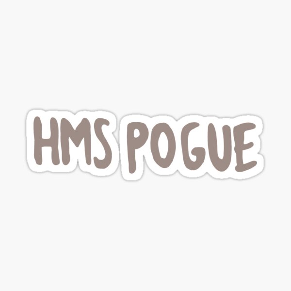 "outer banks hms pogue" Sticker for Sale by tiktoksunrise | Redbubble