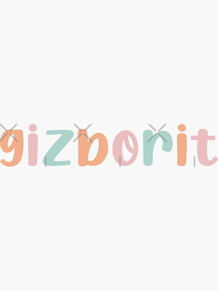 "BBYO BBG positions- Gizborit" Sticker by sharonvered | Redbubble