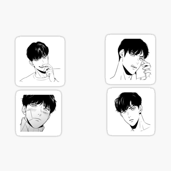 "Bj Alex Sticker Pack" Sticker for Sale by shadowlovr | Redbubble