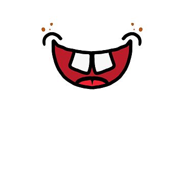"Buck Teeth" Sticker for Sale by GrimStoneReaper | Redbubble