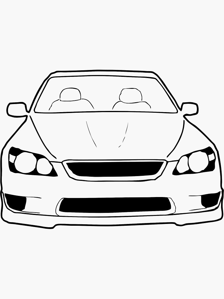 "Lexus IS200 / IS300 / Altezza" Sticker for Sale by Klaaamotte | Redbubble