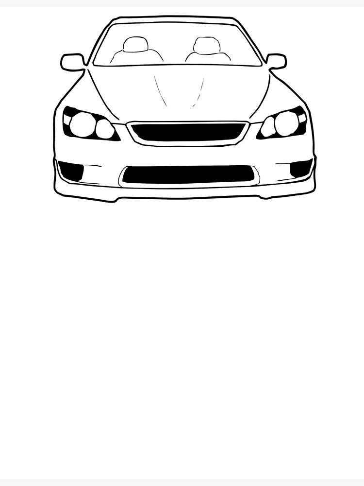 "Lexus IS200 / IS300 / Altezza" Framed Art Print by Klaaamotte | Redbubble