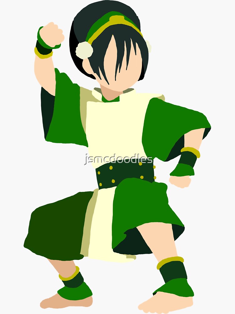"Toph " Sticker for Sale by jsmcdoodles | Redbubble
