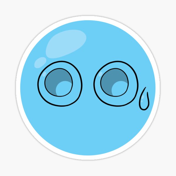 "Shocked Rimuru" Sticker by donutnut1 | Redbubble