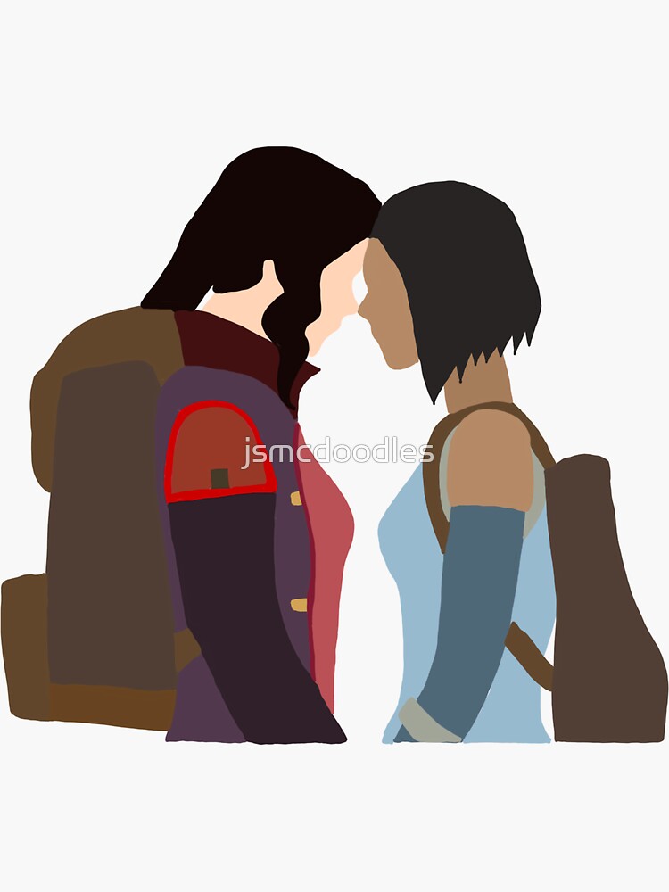 "Korrasami" Sticker for Sale by jsmcdoodles | Redbubble