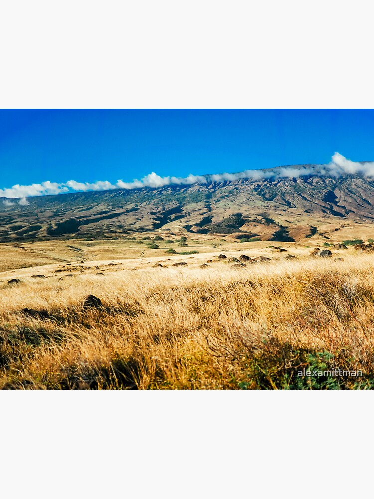 "Great Plains Below Haleakala, Road to Hana, Maui, Hawaii" Sticker for ...