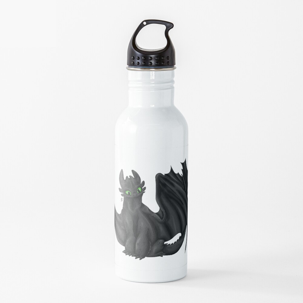 "Toothless HTTYD Night Fury" Water Bottle for Sale by skylar-oneil ...