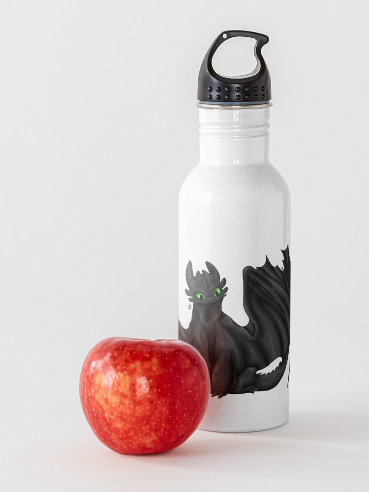"Toothless HTTYD Night Fury" Water Bottle for Sale by skylar-oneil ...