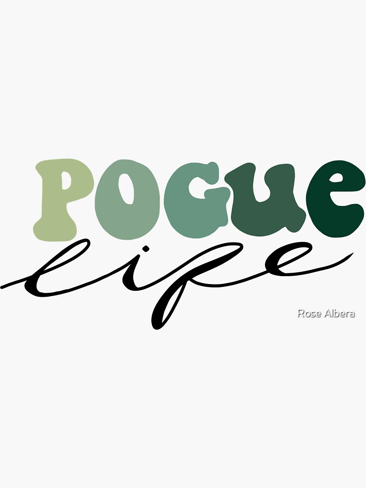 "Pogue Life Sticker from OBX " Sticker by -dinonuggets | Redbubble