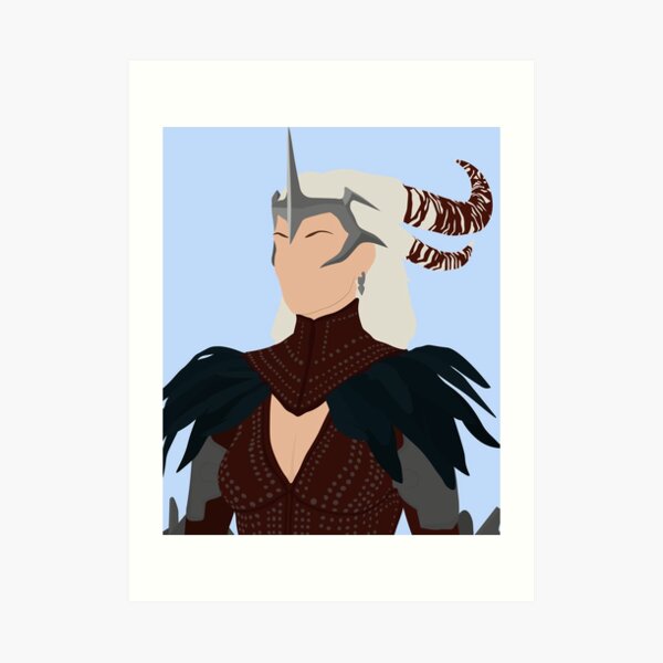 "Flemeth/Witch of the Wilds/Mythal" Art Print by vcook10 | Redbubble