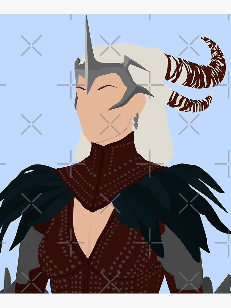 "Flemeth/Witch of the Wilds/Mythal" Art Print by vcook10 | Redbubble