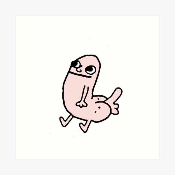 "Pink DickButt Meme" Art Print for Sale by Winkham | Redbubble