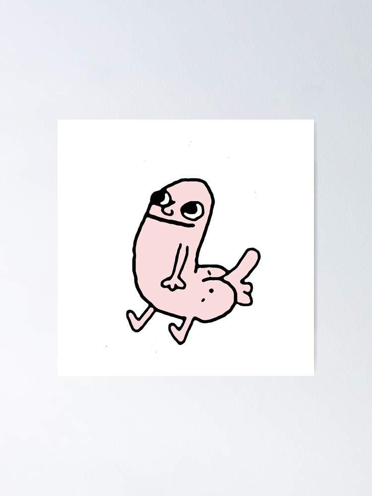 "Pink DickButt Meme" Poster for Sale by Winkham | Redbubble