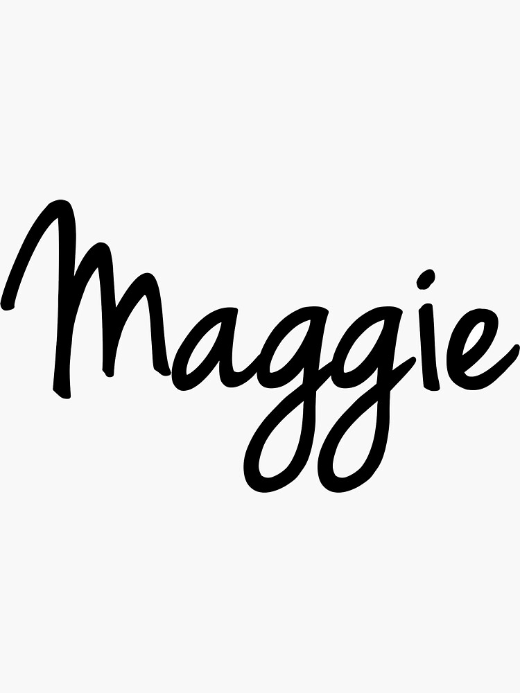 "Maggie" Sticker by MaggieEM | Redbubble