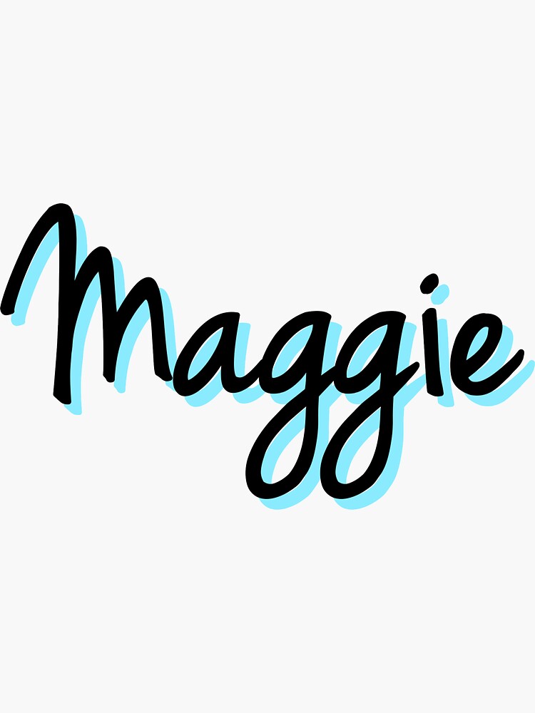 "Maggie" Sticker for Sale by MaggieEM | Redbubble