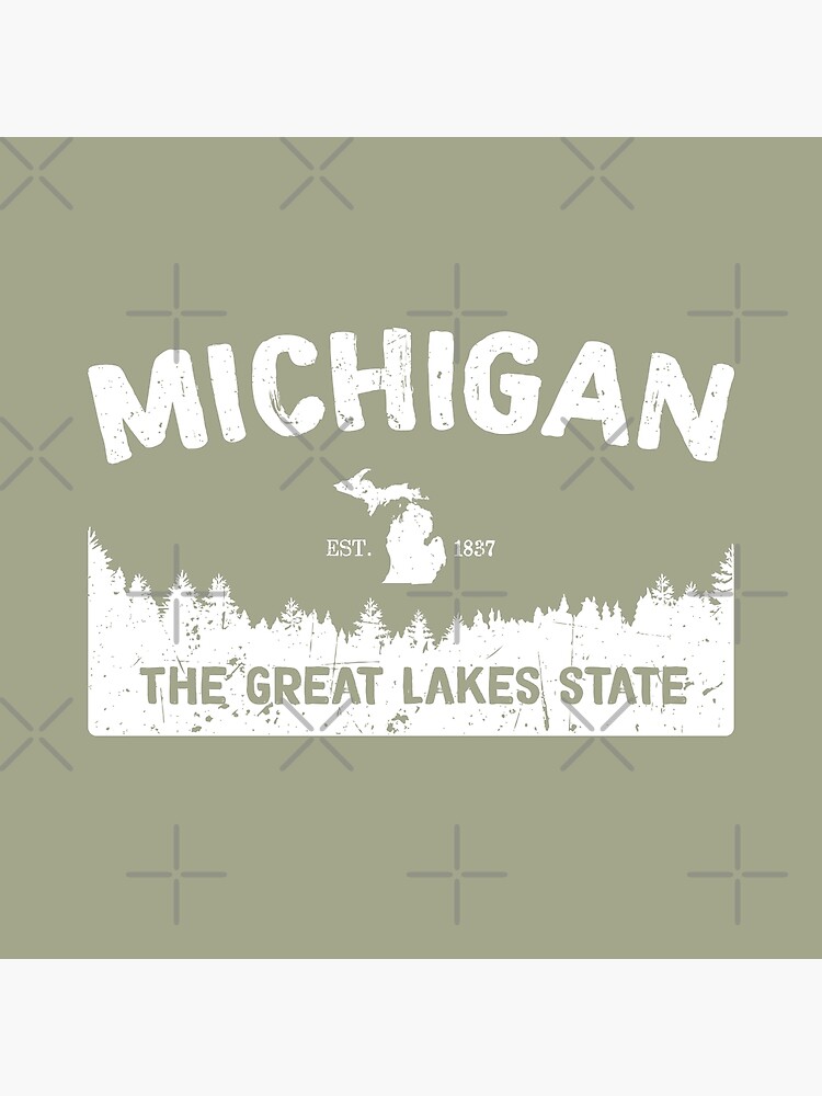 "Michigan, The Great Lakes State" Poster by GreatLakesLocal | Redbubble
