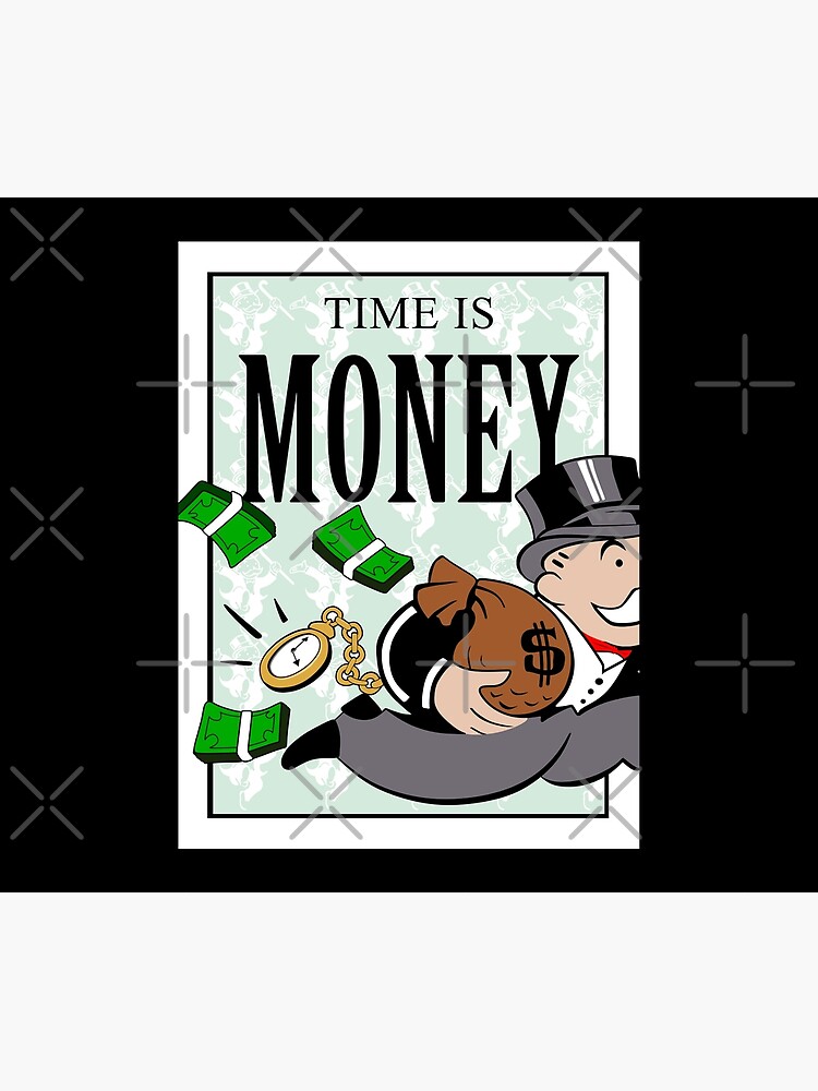 Monopoly TIME IS MONEY Duvet Cover sold by Sunny Expedient | SKU ...