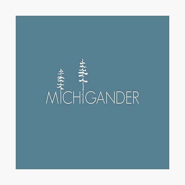 "Proud Michigander, Michigan Up North Pine Trees" Photographic Print by ...