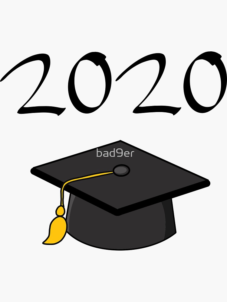 "2020 Graduates" Sticker for Sale by bad9er | Redbubble