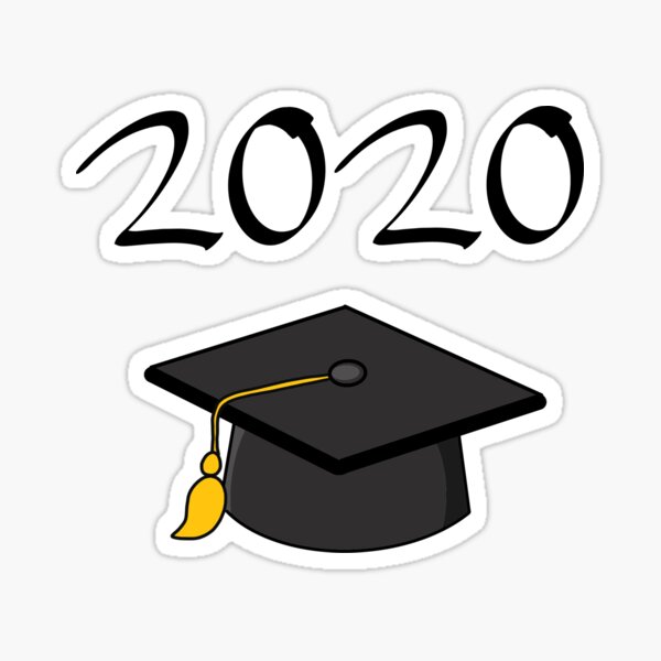 "2020 Graduates" Sticker for Sale by bad9er | Redbubble