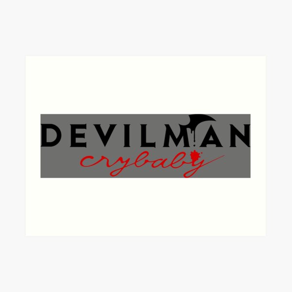 "Devilman Crybaby logo / デビルマン・クライベイビー" Art Print for Sale by JCBA ...