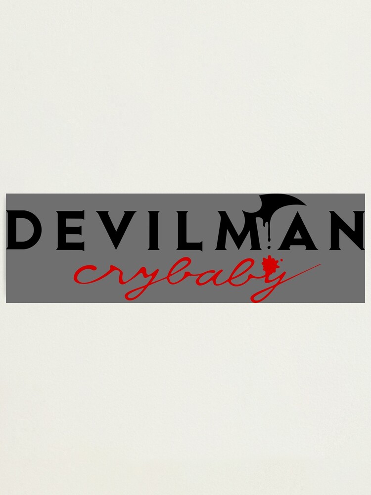 Lámina fotográfica «Devilman Crybaby logo / デビルマン・クライベイビー» de JCBA ...