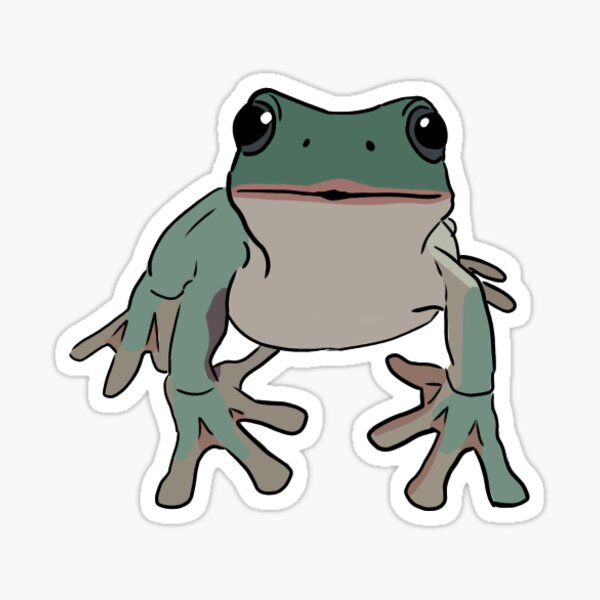 "Frog" Sticker by CelticWolfArt | Redbubble