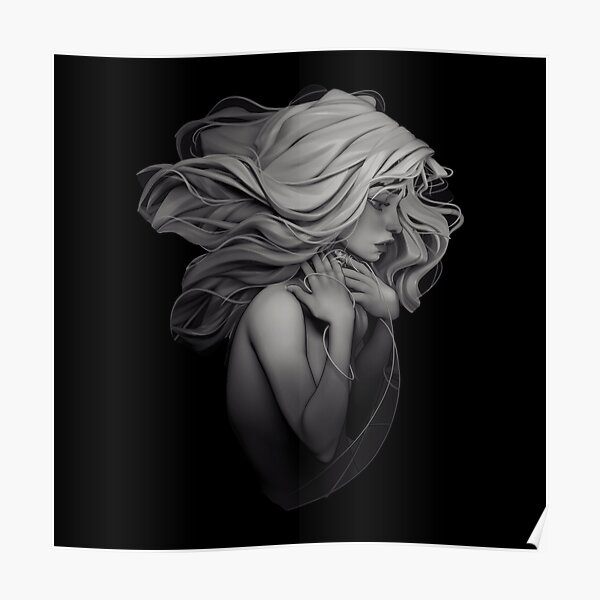 "sad girl " Poster by sizarxo | Redbubble