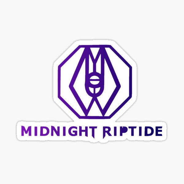 "Midnight Riptide" Sticker by gabriellezwi | Redbubble