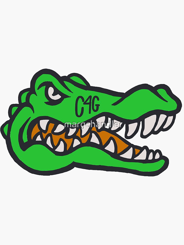 "C4G Head" Sticker by margchandler | Redbubble