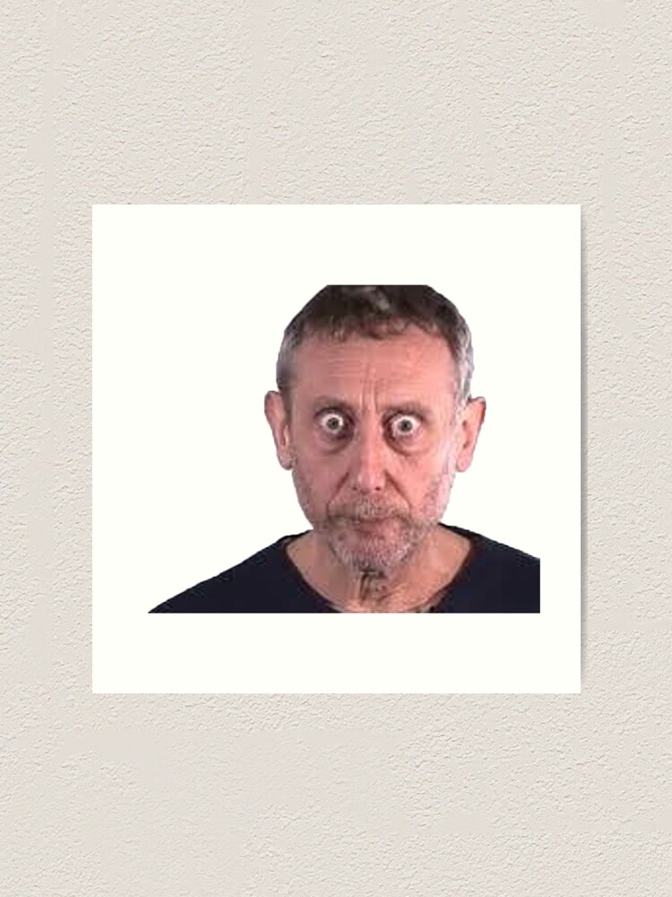 "Michael Rosen Death Glare" Art Print by muntificator | Redbubble